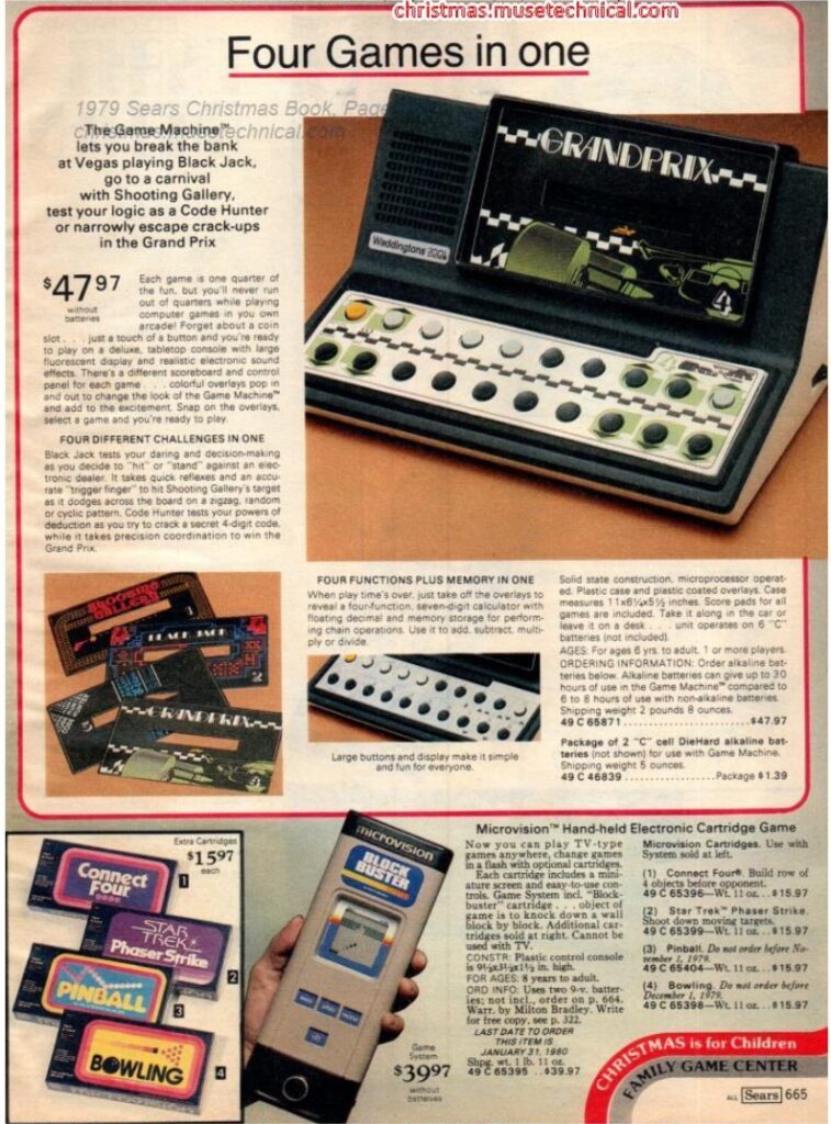 1979-82 Milton Bradley Microvision Game System – 1971 Voice of the ...